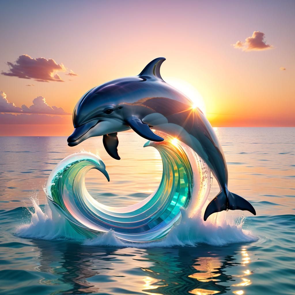 Dolphin - AI Generated Artwork - NightCafe Creator