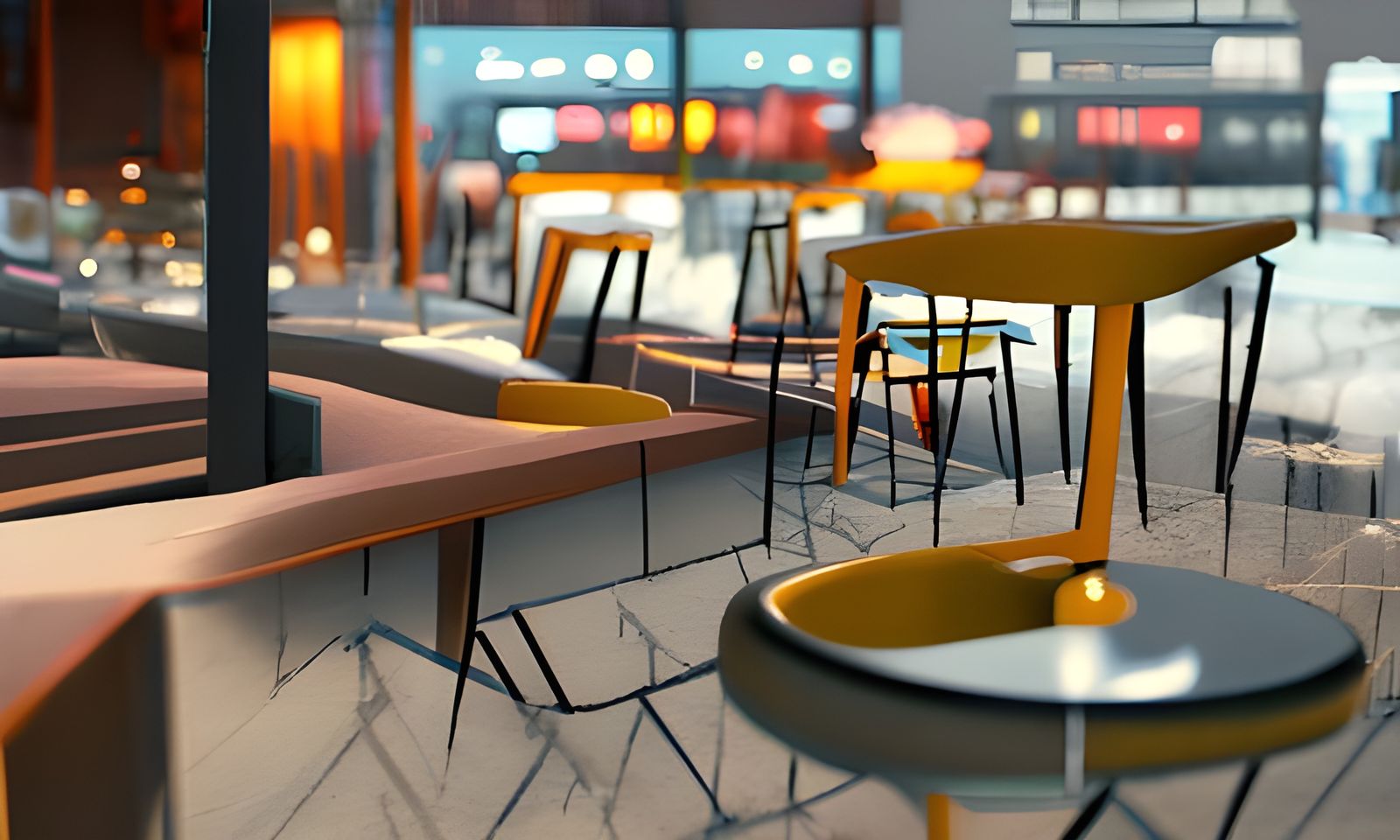 Modern Cafe - AI Generated Artwork - NightCafe Creator