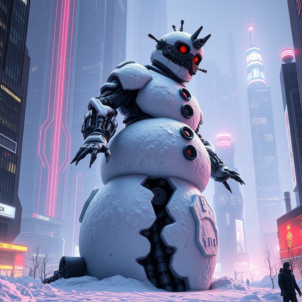 Sci-fi snowman - Sci-fi snowman