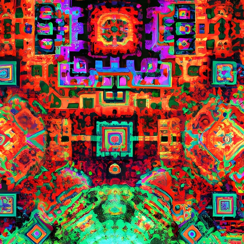 Gallery: Abstract geometric Dall-E 27jun23 - AI Generated Artwork ...