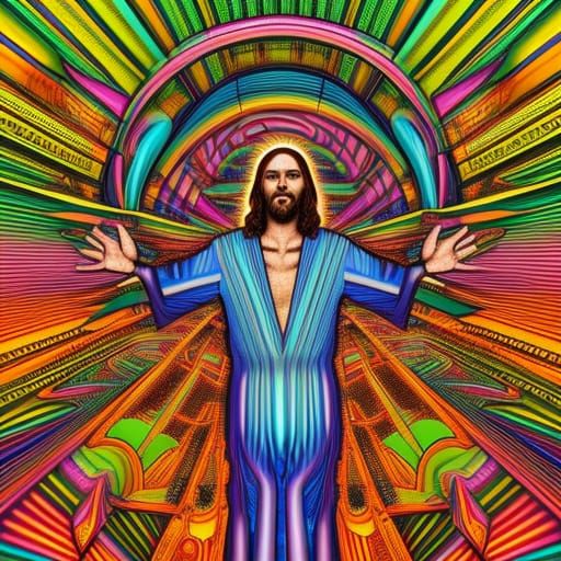 Trippy Jesus Christ Superstar 2 - AI Generated Artwork - NightCafe Creator