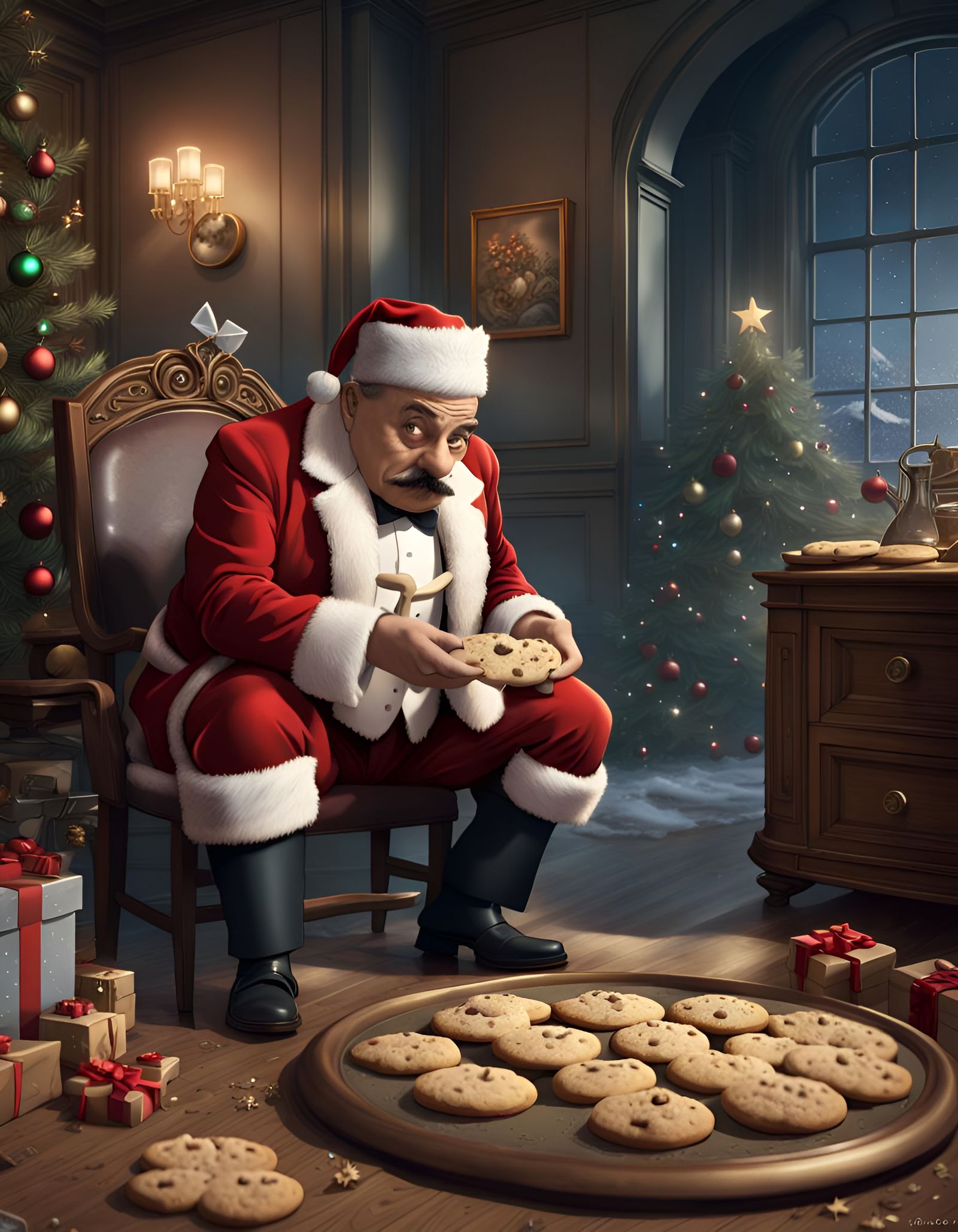 Hercule Poirot in the Case of the Missing Christmas Cookies - AI ...