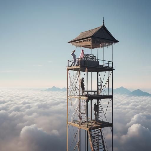 Invisible Cities: Baucis (1) - AI Generated Artwork - NightCafe Creator