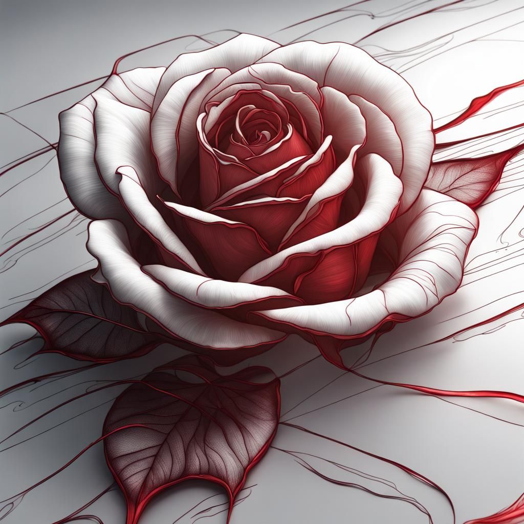 Rising Rose - AI Generated Artwork - NightCafe Creator