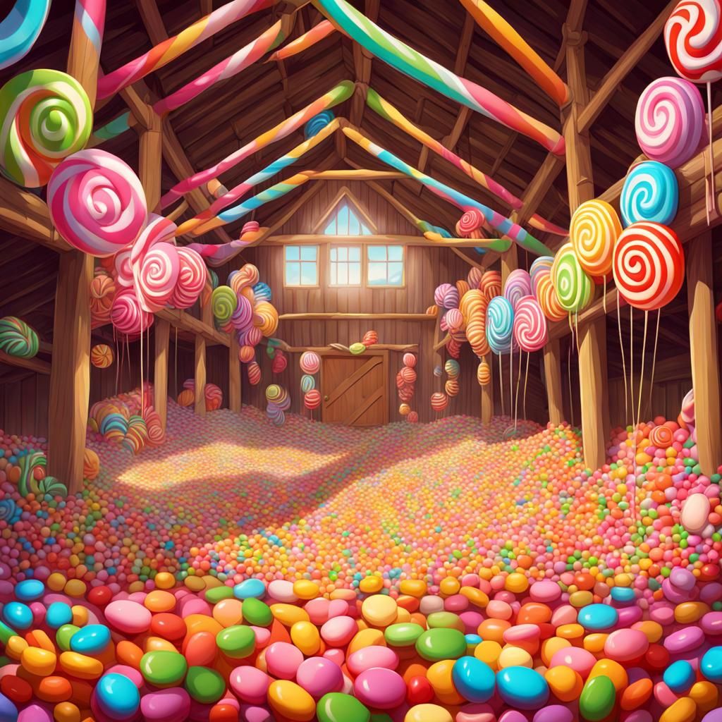 Barn candy - AI Generated Artwork - NightCafe Creator