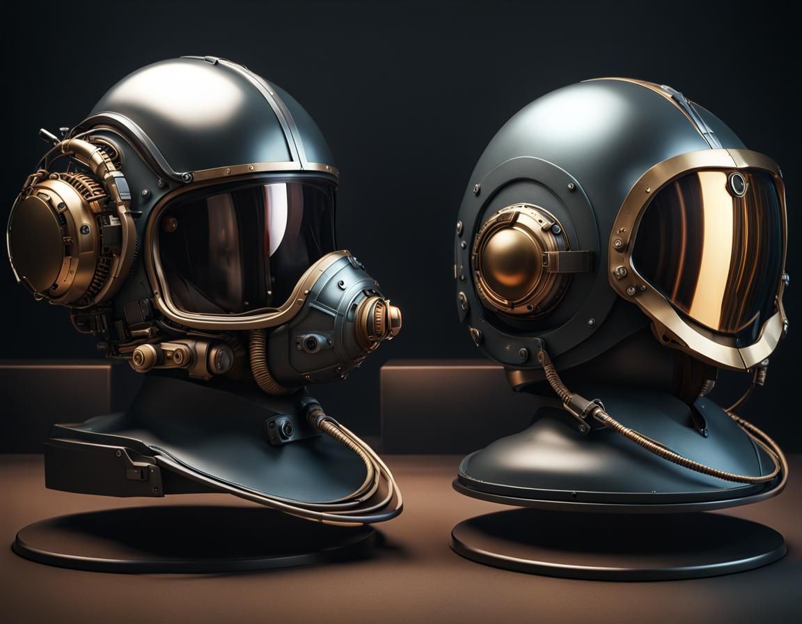 AI VR Helmets - AI Generated Artwork - NightCafe Creator