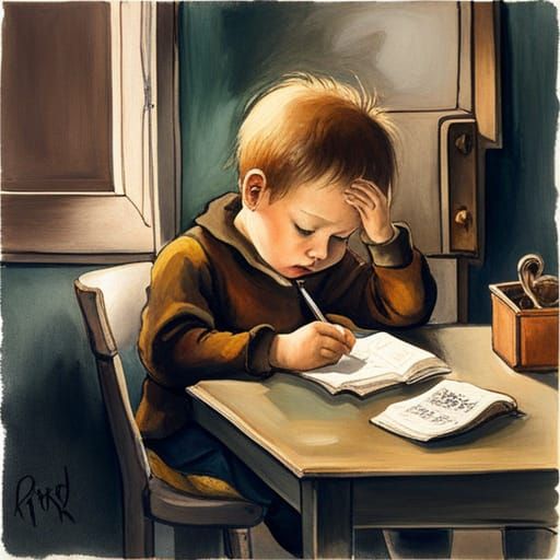 homework - AI Generated Artwork - NightCafe Creator