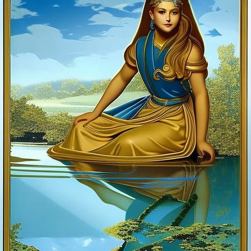 The Muse of Water : r/nightcafe