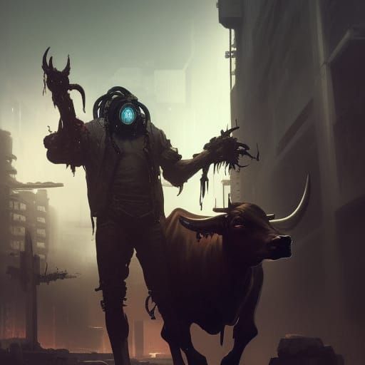 the end of cows - AI Generated Artwork - NightCafe Creator