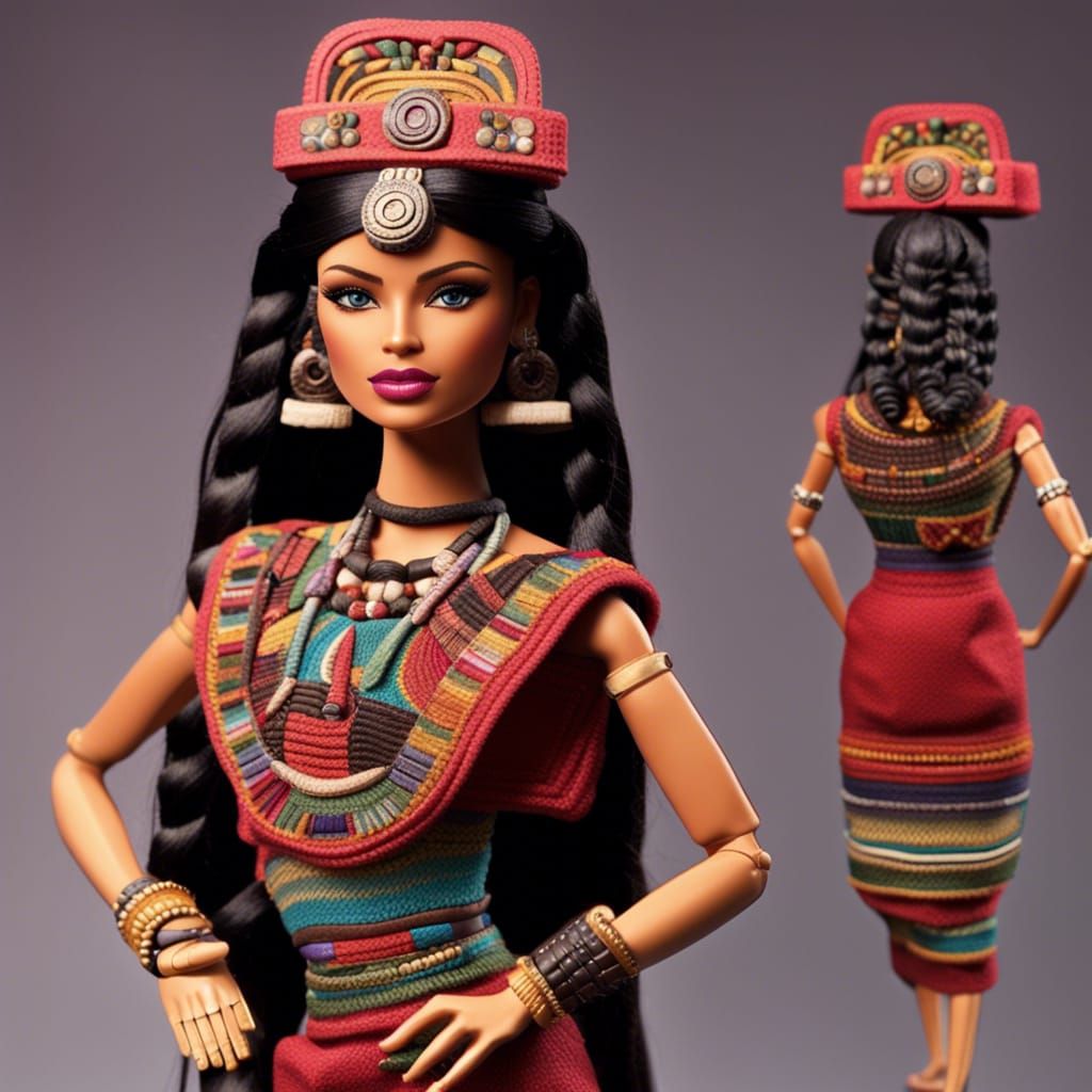 Barbie ancient maya mexican - AI Generated Artwork - NightCafe Creator