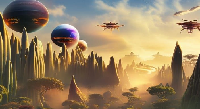 Alien World Alien Inhabitants Alien Landscape Alien Fauna Alien Flora ...