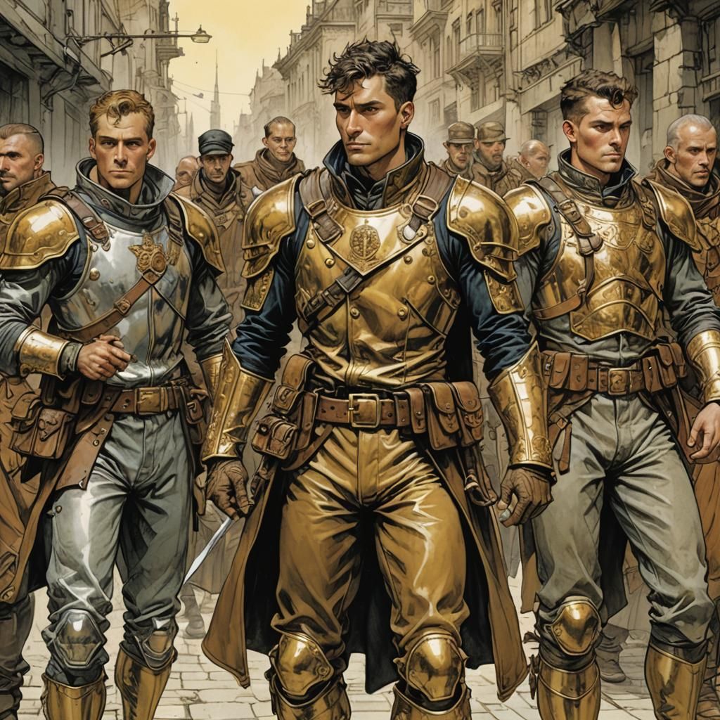 The Golden Unit - AI Generated Artwork - NightCafe Creator