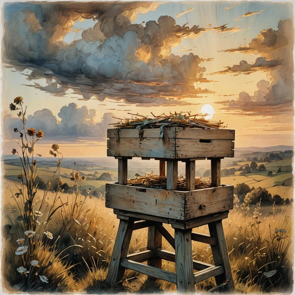 LITTLE WOODEN BOX - AI Generated Artwork - NightCafe Creator