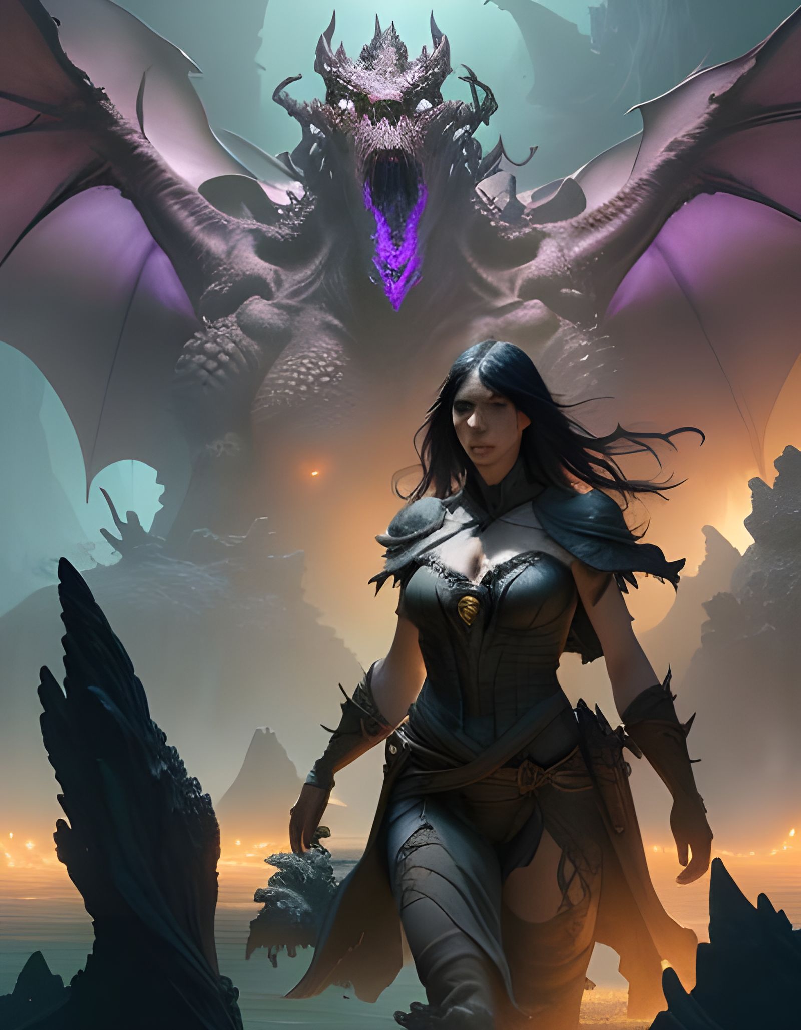 Dragon Realm 7 - AI Generated Artwork - NightCafe Creator