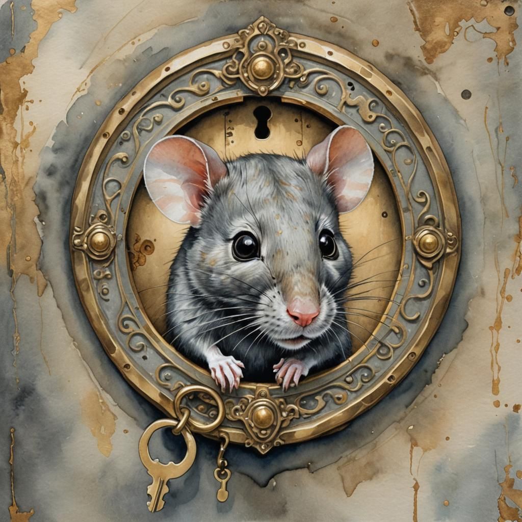 KEYHOLE MOUSE 11 - AI Generated Artwork - NightCafe Creator