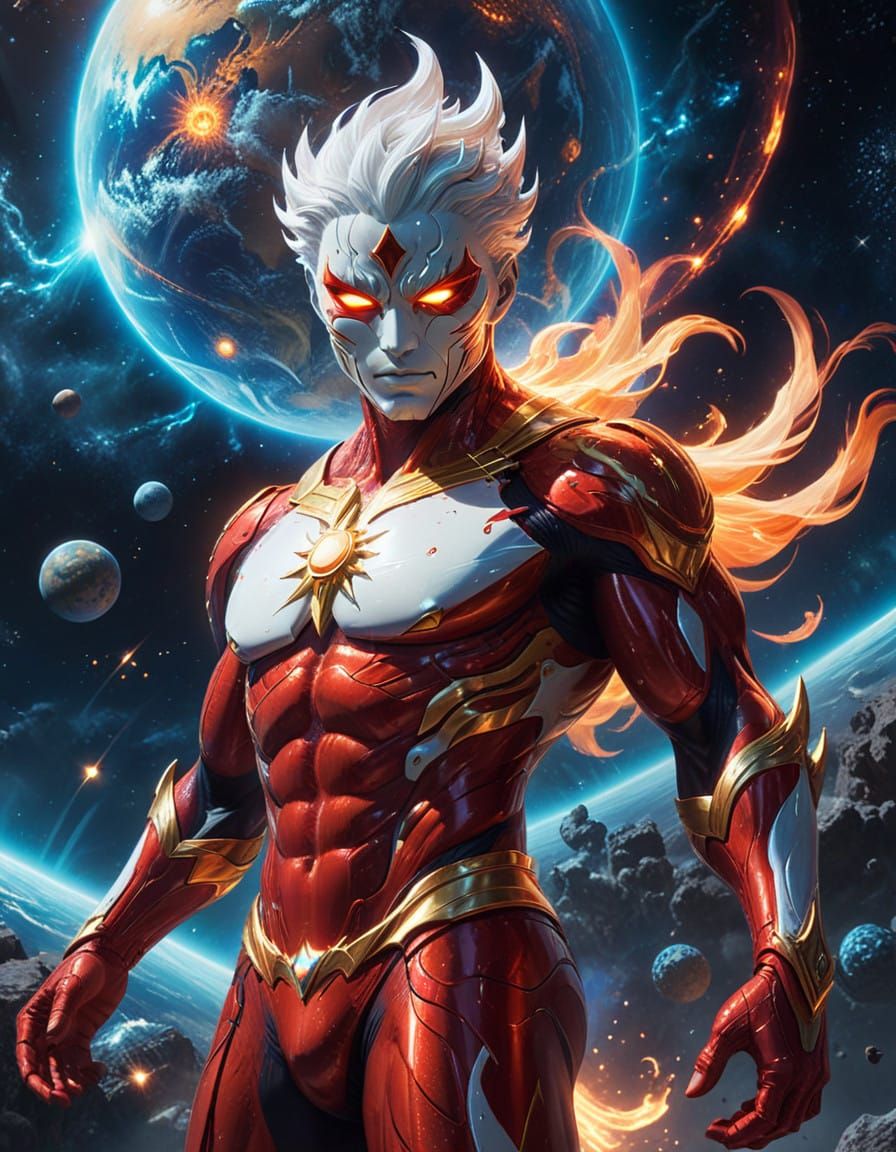 Solaris, the Heroic Sun King, Rises Majestically A... - AI Art