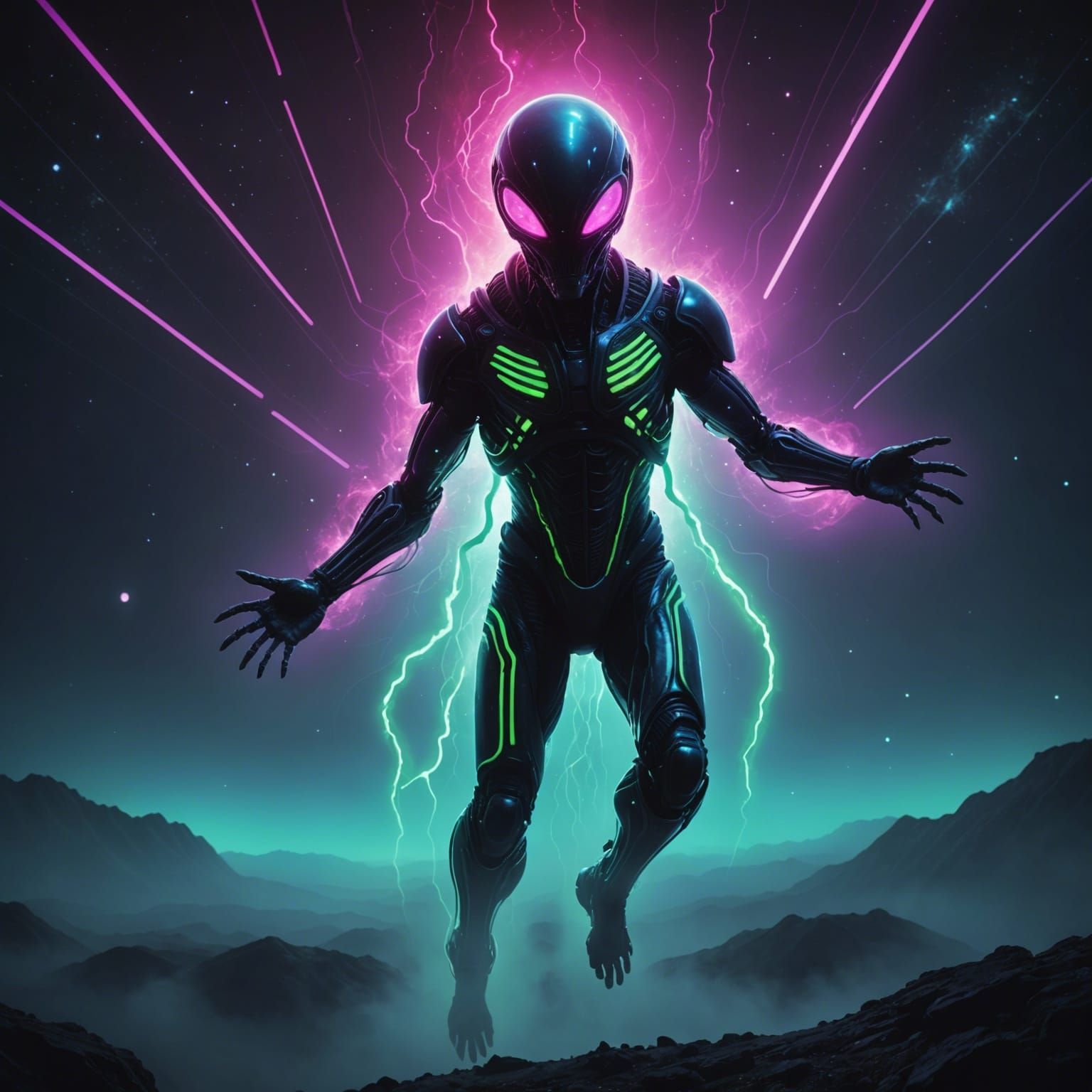 Alien - AI Generated Artwork - NightCafe Creator