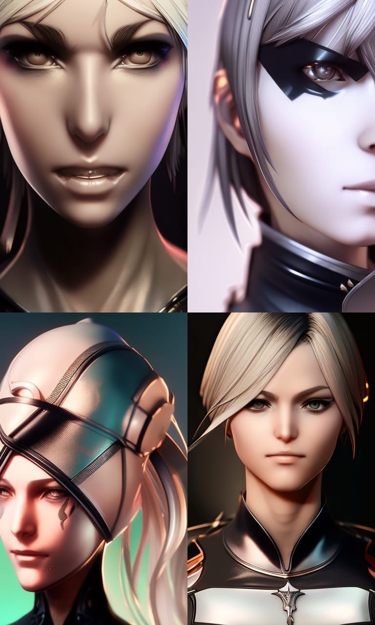 2B from NieR: Automata Concepts - AI Generated Artwork - NightCafe Creator