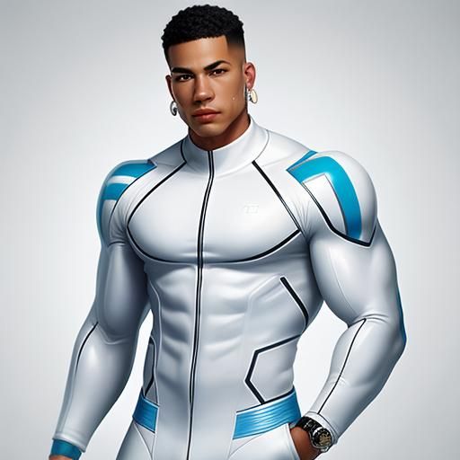 The Rubber-Suit Heroes: White Rubber Man - AI Generated Artwork ...