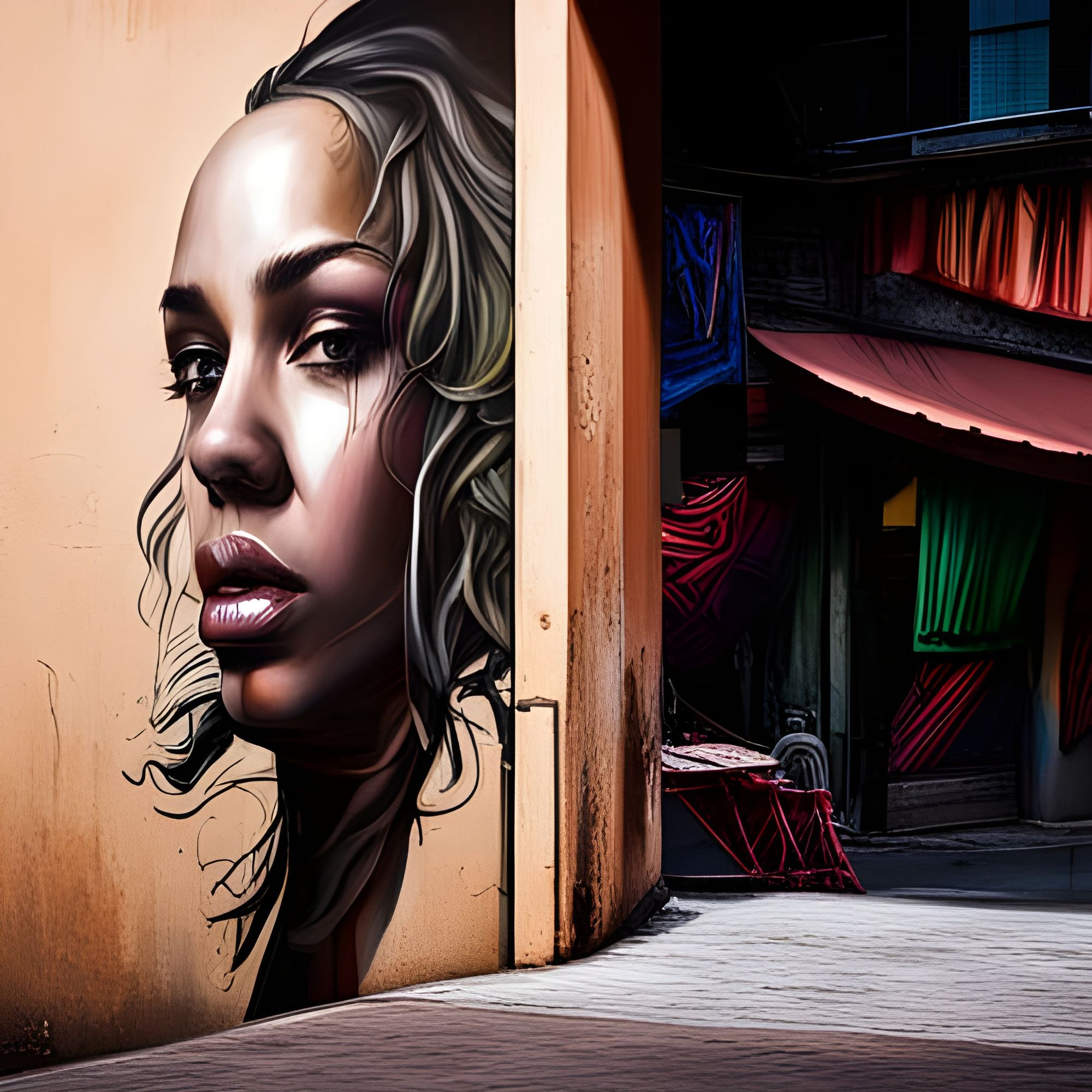 Street Graffiti Art : r/nightcafe