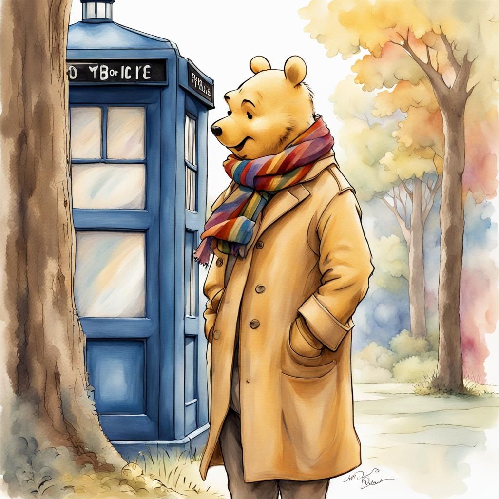 Doctor Pooh - AI Generated Artwork - NightCafe Creator
