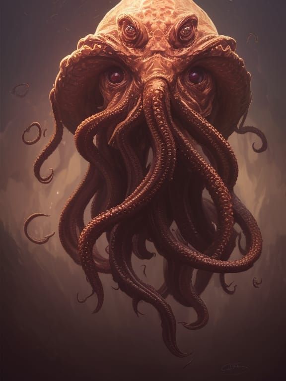 Cthulhu Portrait - AI Generated Artwork - NightCafe Creator
