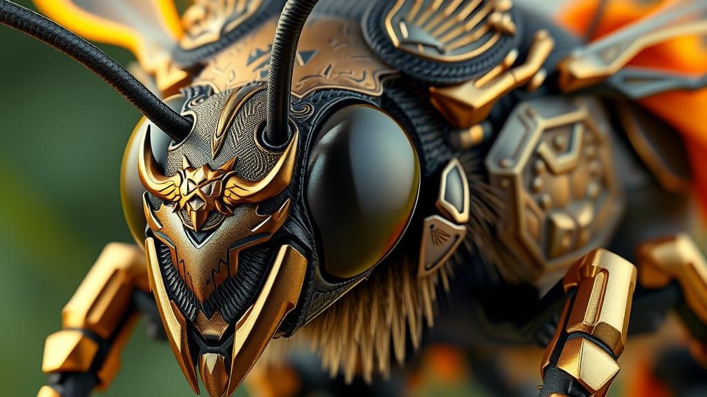 Bumblebee with armor! - Bumblebee in Cyberpunk Armor