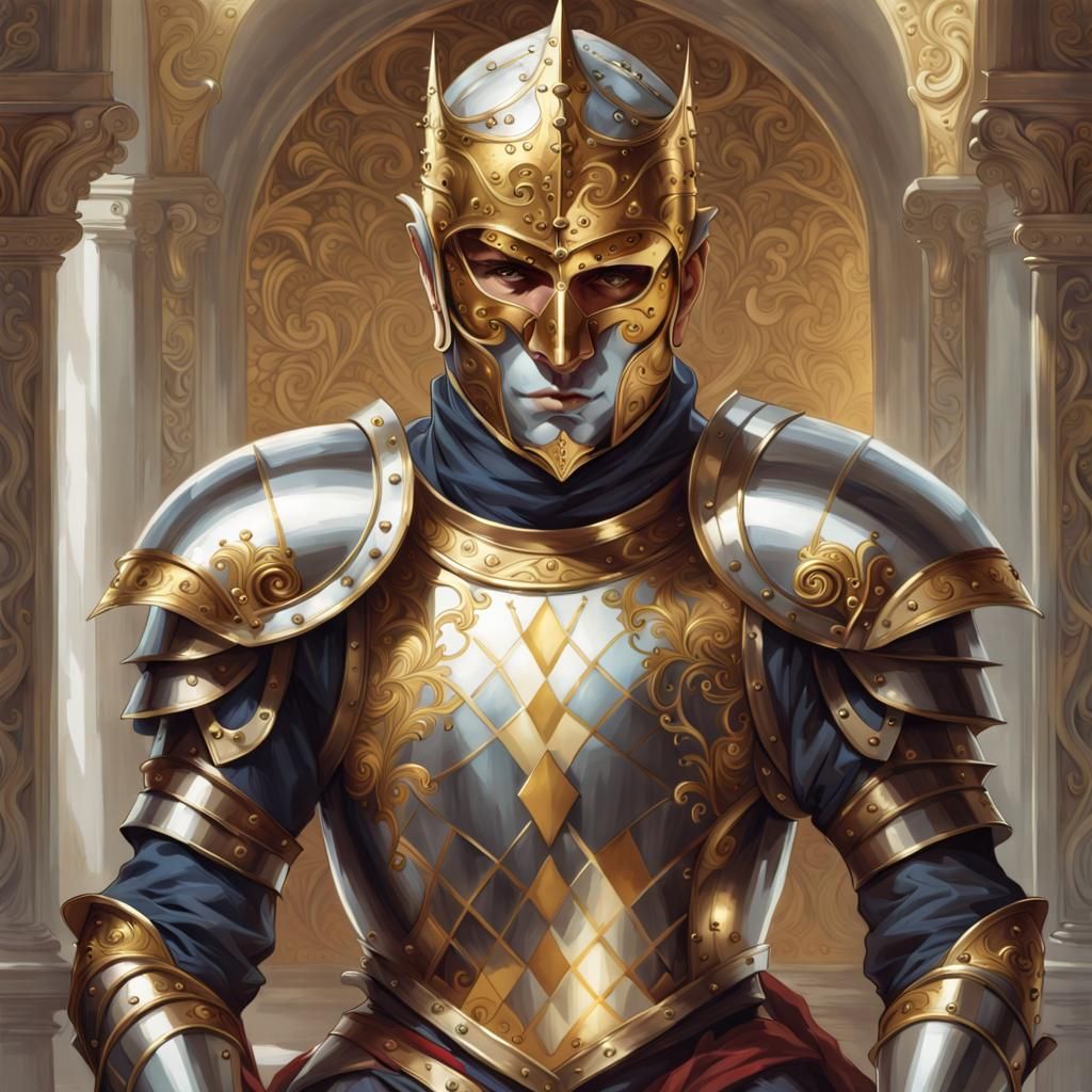a gilded knight - AI Generated Artwork - NightCafe Creator