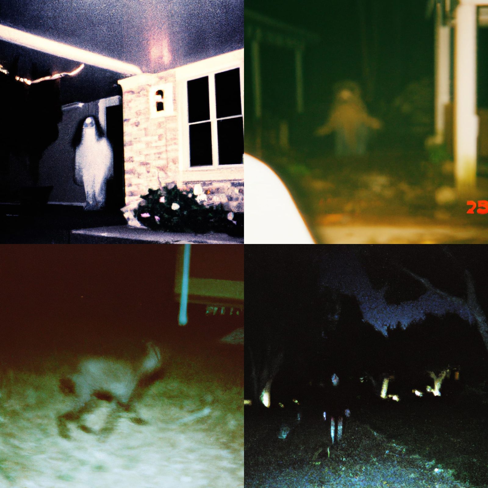 Grainy cryptid photograph. - AI Generated Artwork - NightCafe Creator