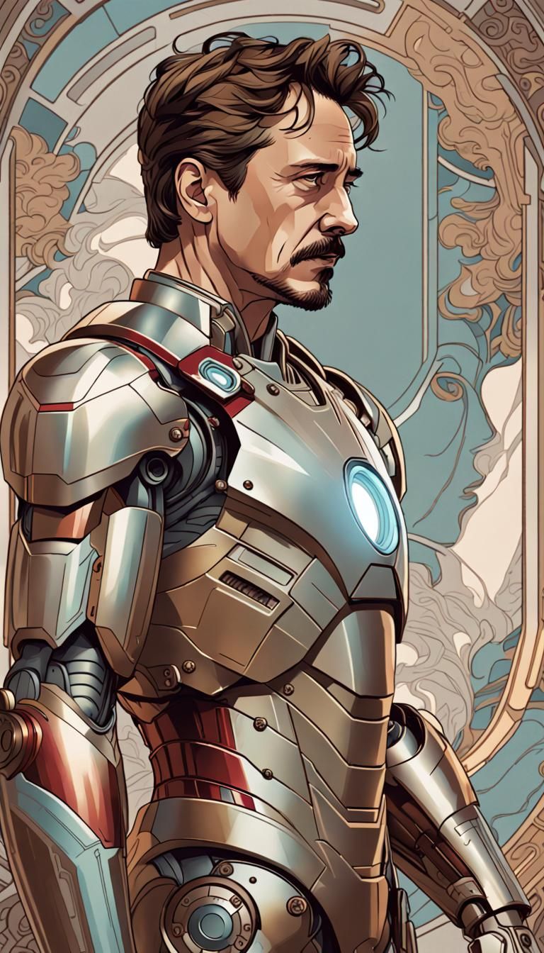Tony stark - AI Generated Artwork - NightCafe Creator