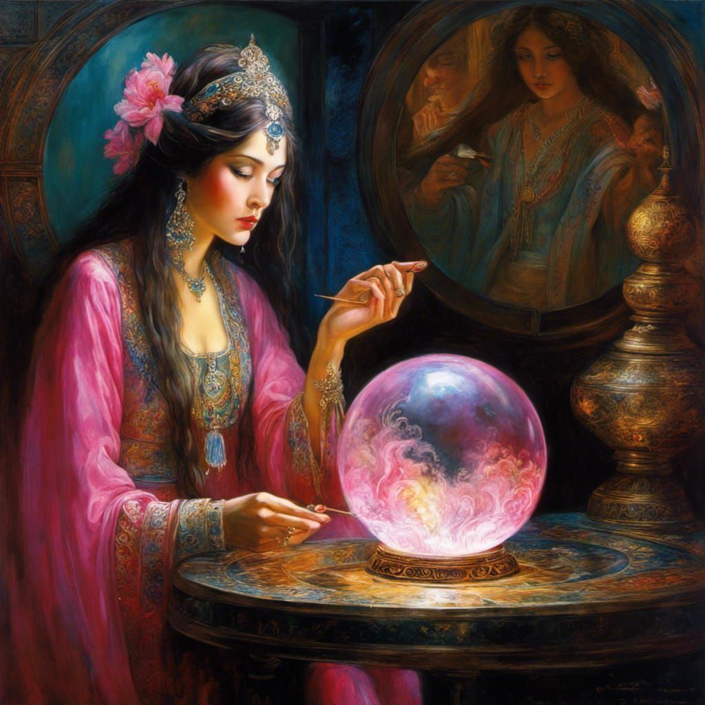 Rosemary, The Fortune Teller - AI Generated Artwork - NightCafe Creator