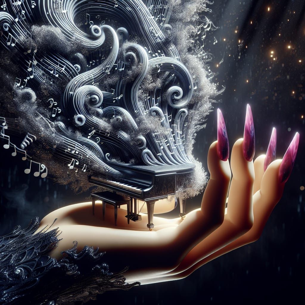 The illusion Of Music - AI Generated Artwork - NightCafe Creator