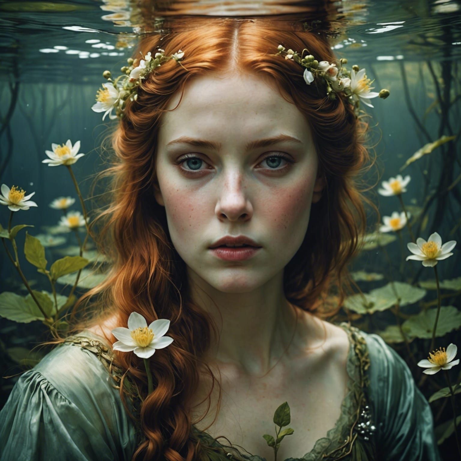 Ophelia's dream - AI Generated Artwork - NightCafe Creator