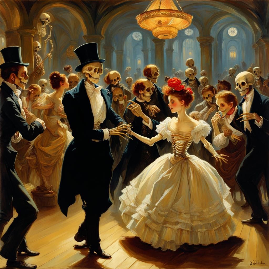 Halloween Ball - AI Generated Artwork - NightCafe Creator