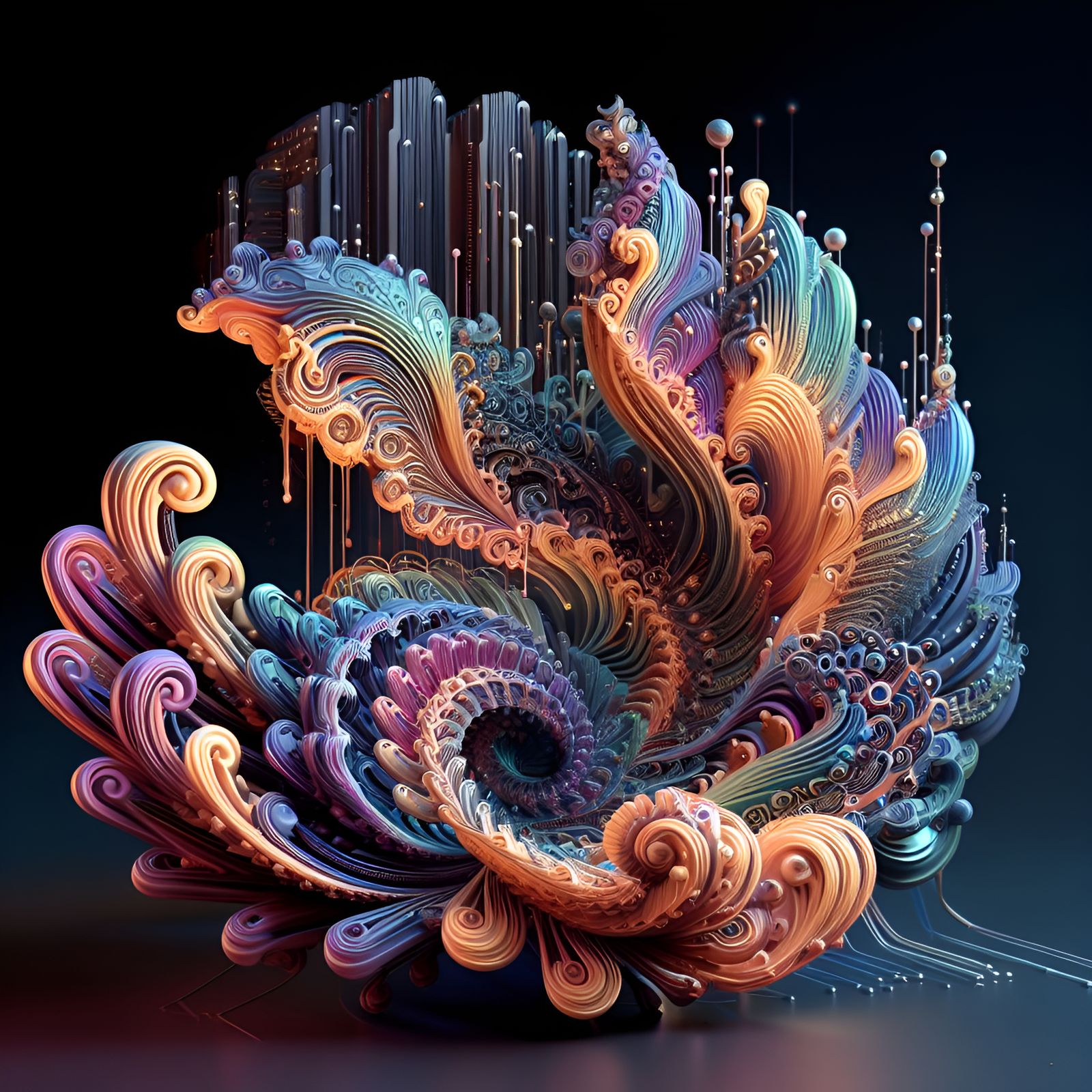 Dall-E 3 Fractal Structure (31oct - 06nov23) - AI Generated Artwork ...