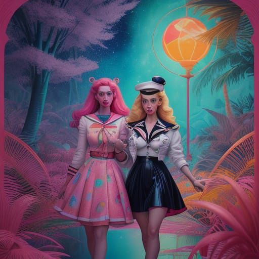 Wild at Heart's Sailor and Lula in a Sugar-Coated ... - AI Art