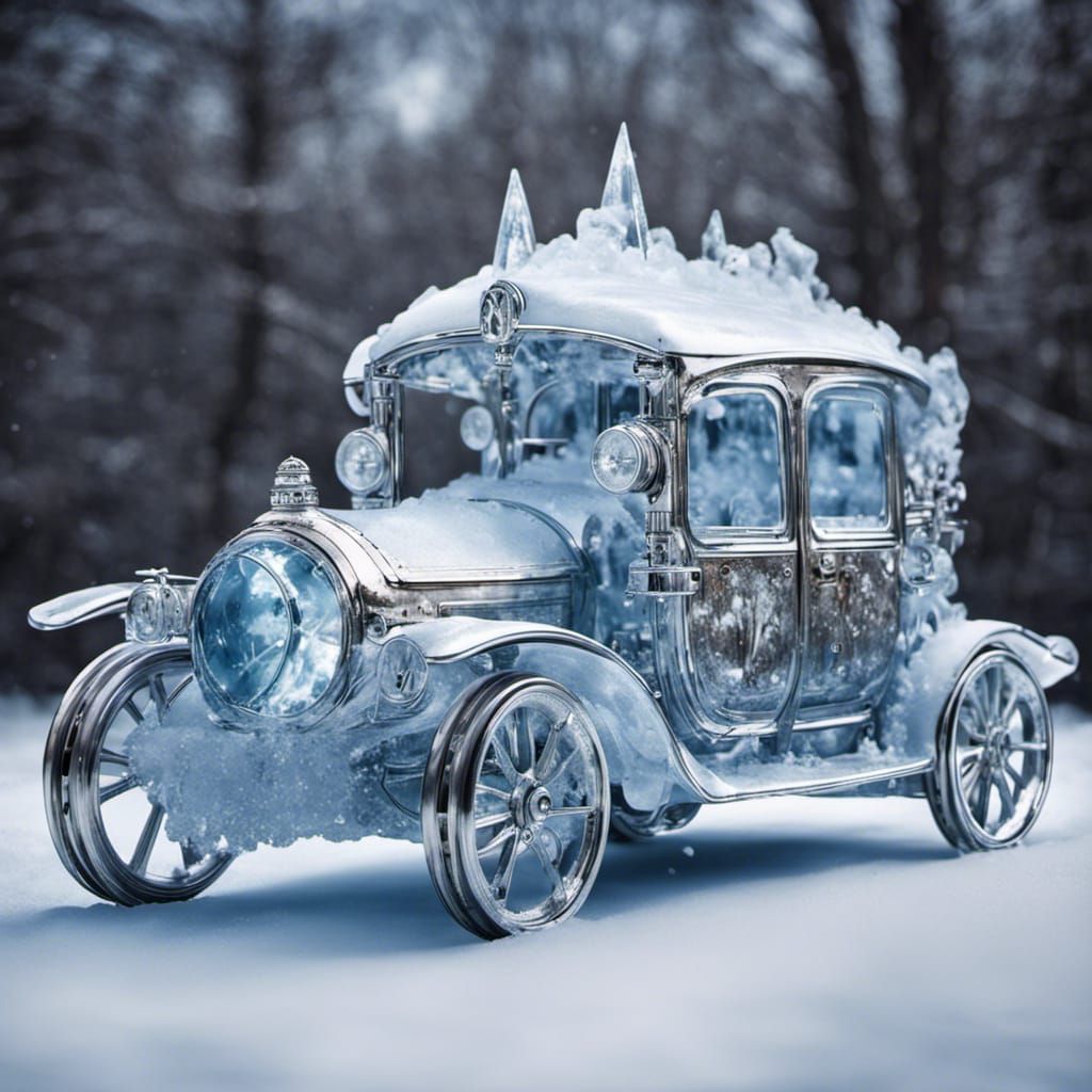 A Steampunk Car made out of Ice 🧊 🚗 - AI Generated Artwork - NightCafe ...