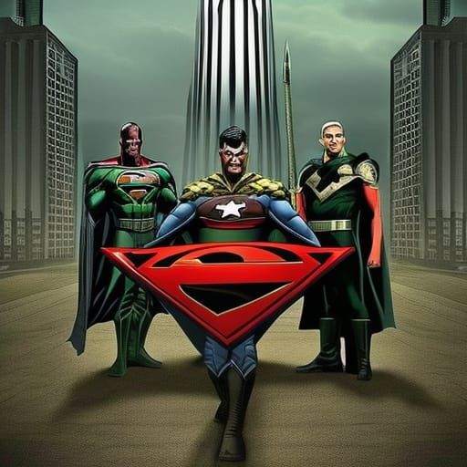 dc a variety of kryptonians are evil - AI Generated Artwork - NightCafe ...