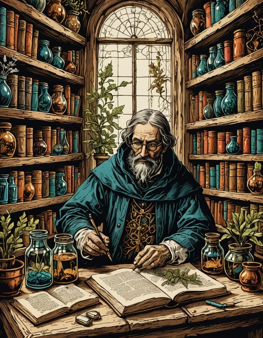 The Alchemist - AI Generated Artwork - NightCafe Creator