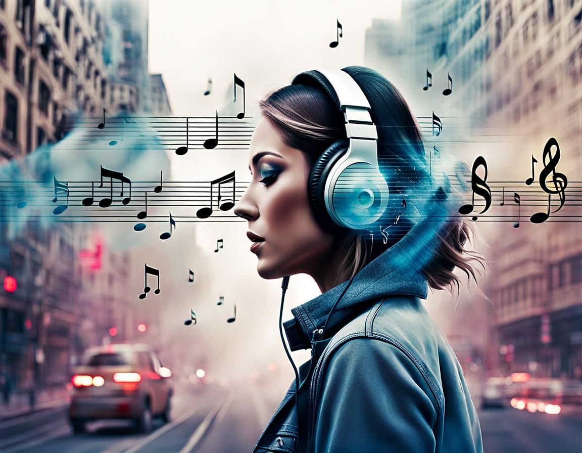 Escapism Through Music - AI Generated Artwork - NightCafe Creator