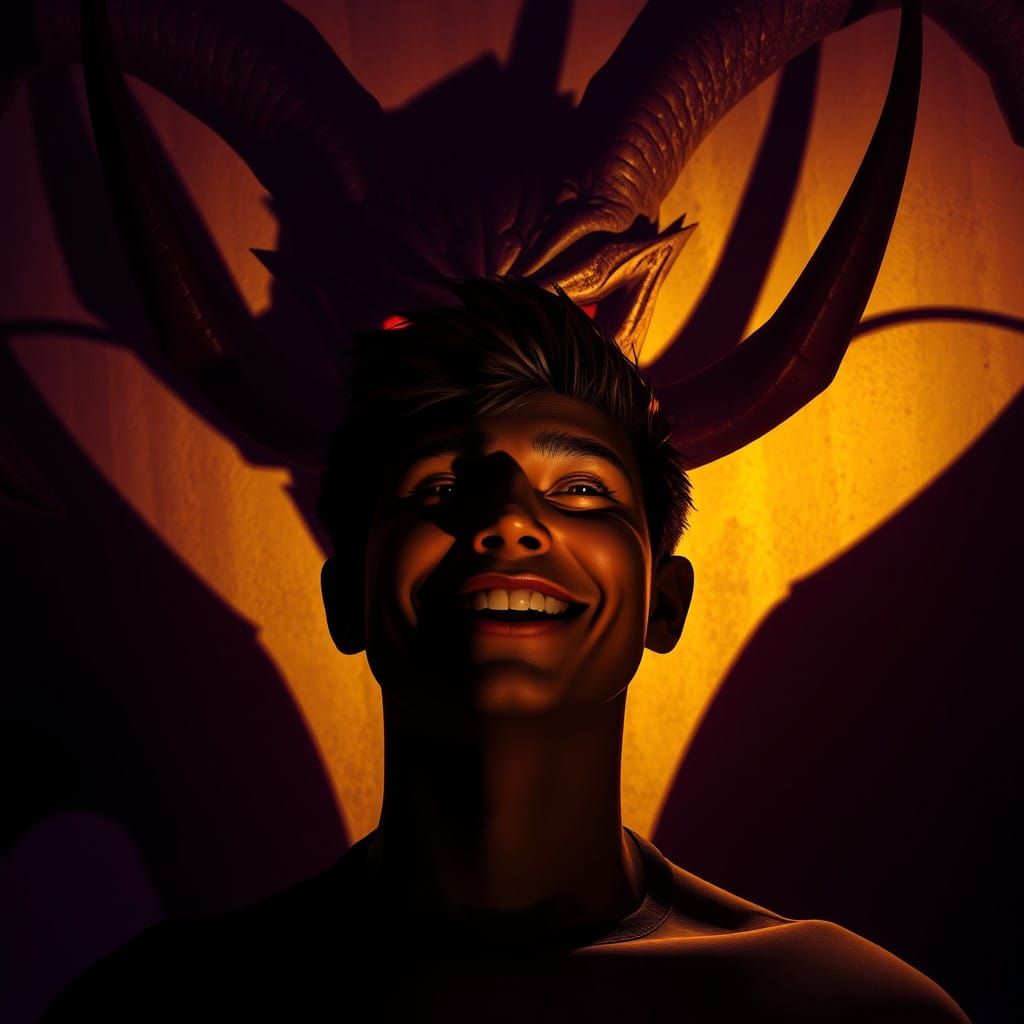 Unwanted living shadow - Ethereal Demon Shadow Casting Over ...