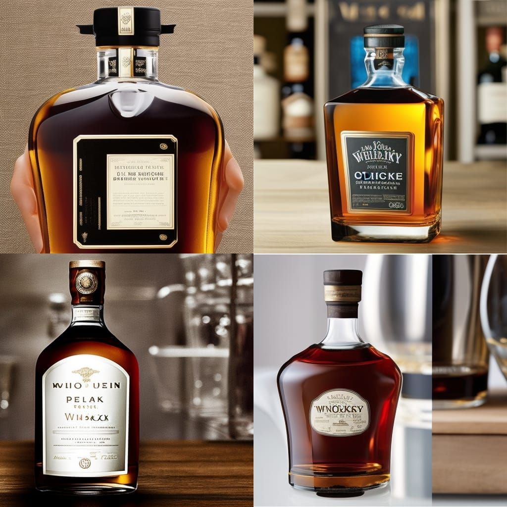 very fancy whiskey bottle (prompt study) - AI Generated Artwork ...