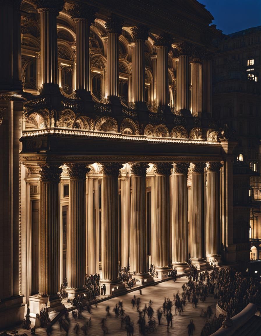 opera at night - AI Generated Artwork - NightCafe Creator