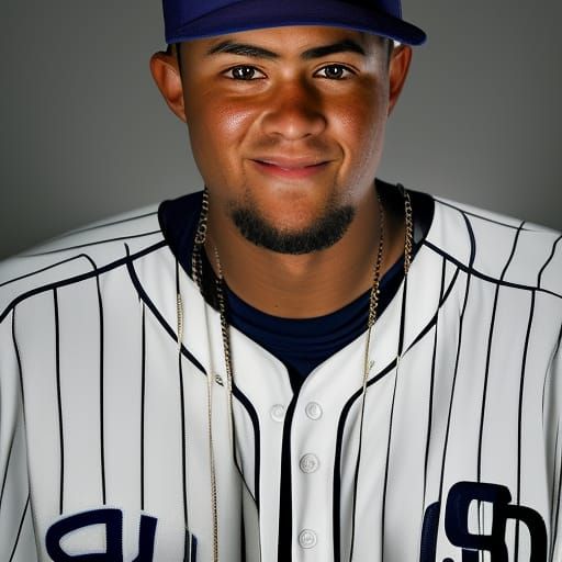 random Baseball player for the San Diego Padres - AI Generated Artwork ...
