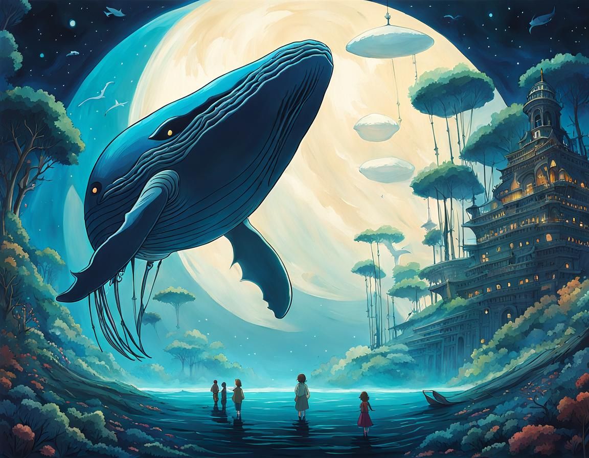 Whale 3 - AI Generated Artwork - NightCafe Creator