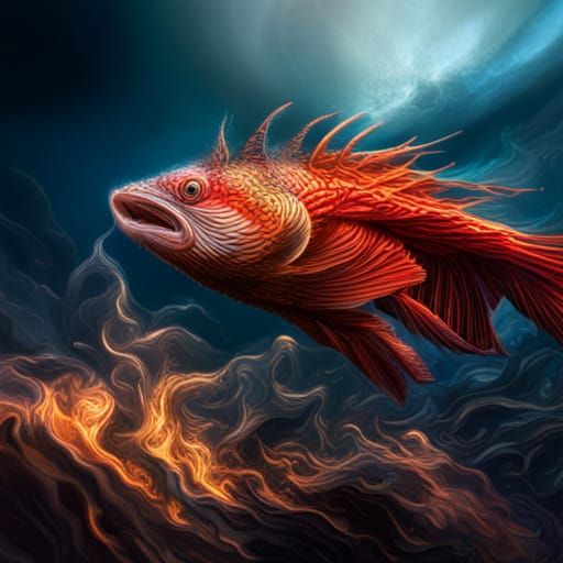 Fish Monster - AI Generated Artwork - NightCafe Creator