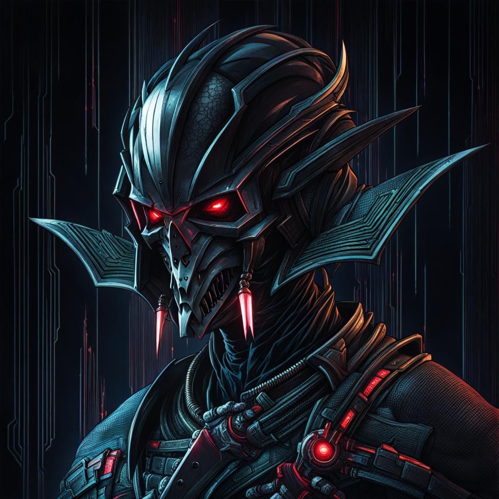 Cyber Vampire - AI Generated Artwork - NightCafe Creator