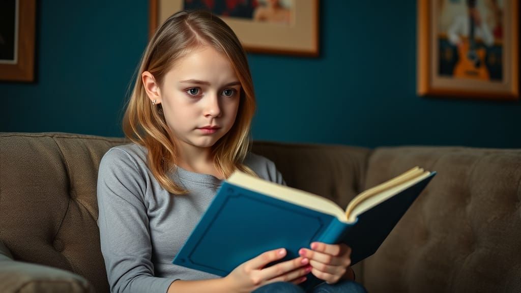 Misanthropic Young Woman Confronts Jaded Literary ... - AI Art