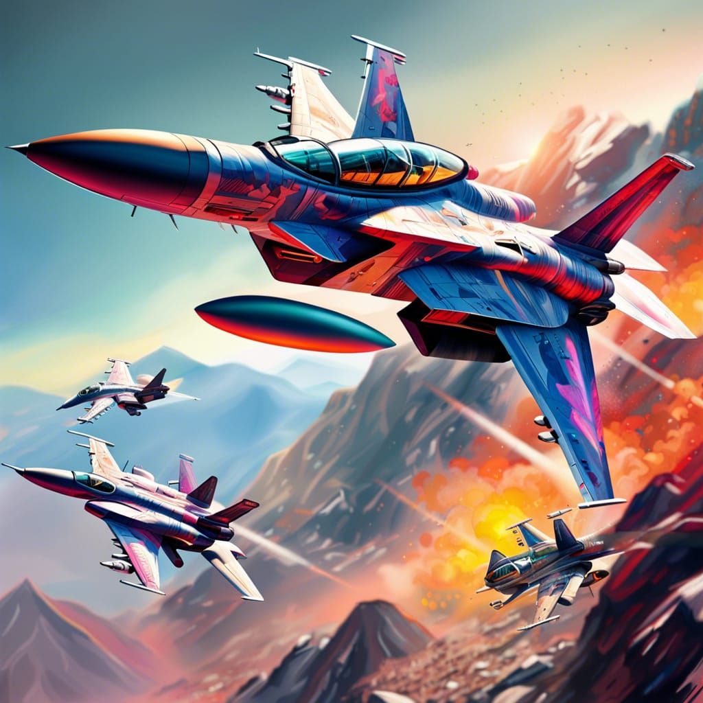 Dog Fight - AI Generated Artwork - NightCafe Creator