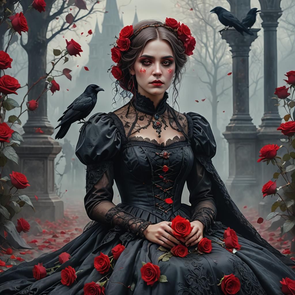 Raven Princess - AI Generated Artwork - NightCafe Creator